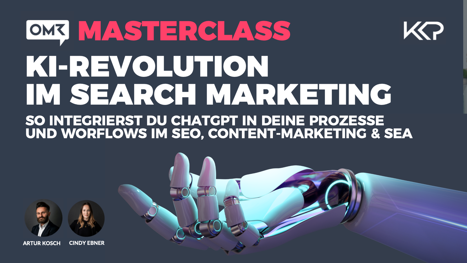 OMR-Masterclass: KI-Revolution im Search-Marketing!